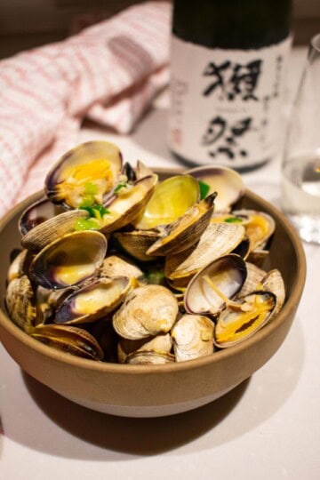 Morimoto Inspired Manila Clams Recipe - Agile Test Kitchen