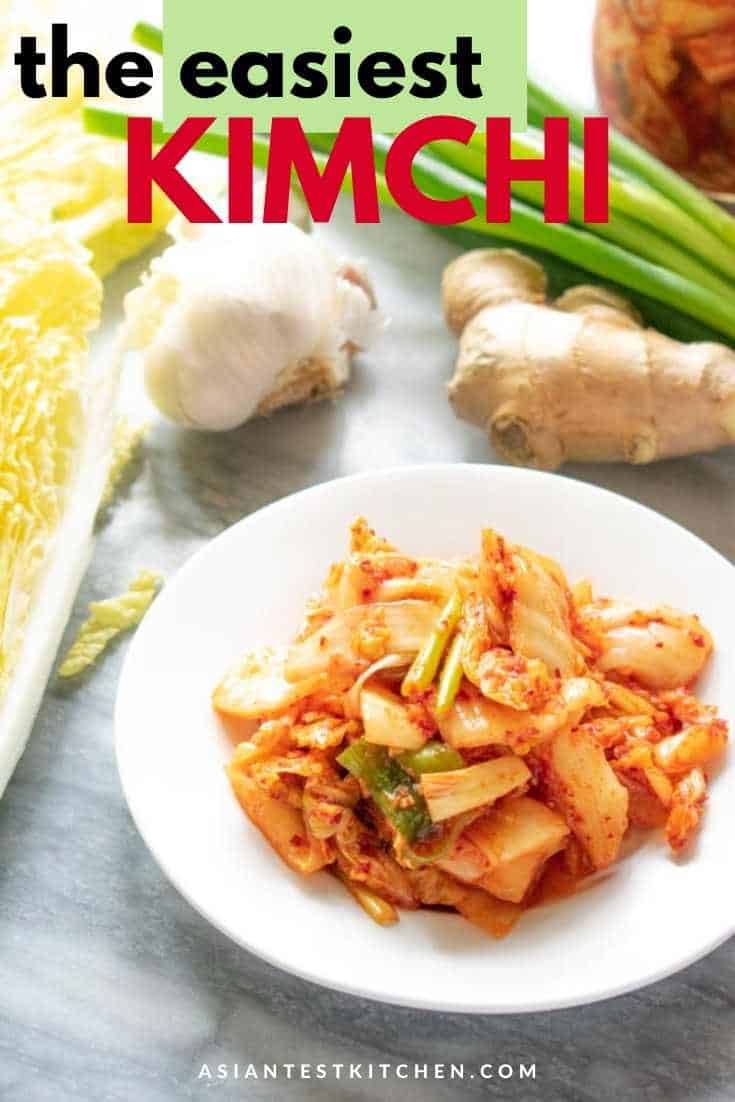 Fresh & Easy Napa Cabbage Kimchi (6 ingredients) - Agile Test Kitchen