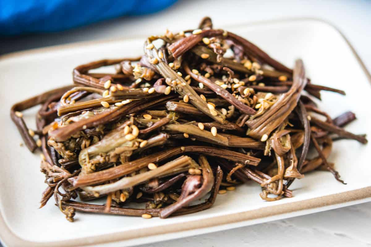 Gosari aka Fern Brake (or weird Korean brown vegetable) - Agile Test ...