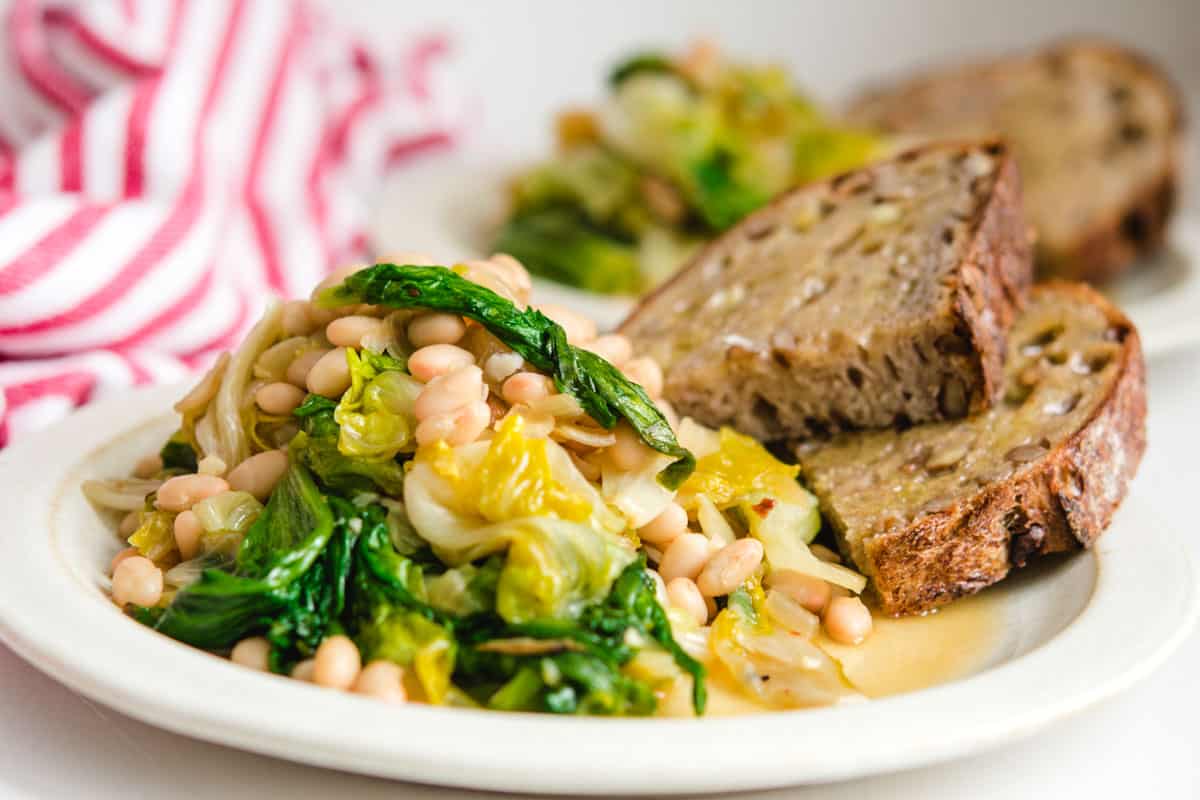 Vegan Beans and Greens (no cheese needed) - Agile Test Kitchen