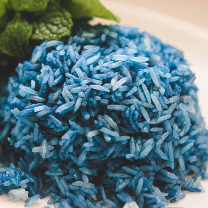 Blue Butterfly Pea Flower Rice (rice cooker or stovetop) - Agile Test ...
