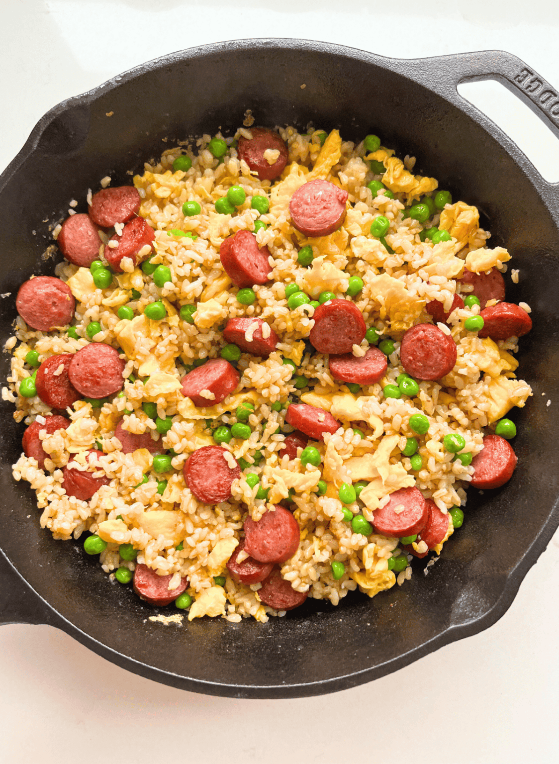 Easy Hot Dog Fried Rice (with scrambled eggs) - Agile Test Kitchen