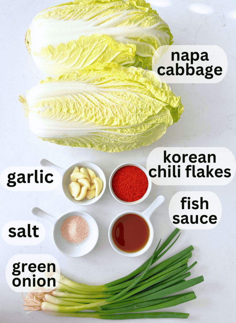 Fresh & Easy Napa Cabbage Kimchi (6 ingredients) - Agile Test Kitchen